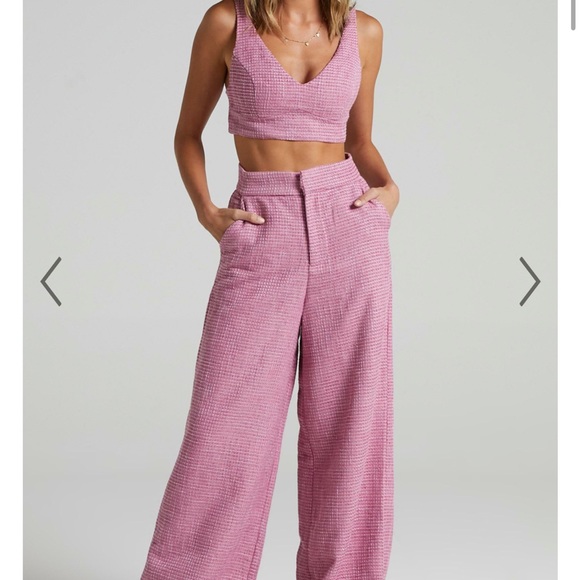Showpo. | Pants & Jumpsuits | Nwt Pink Show Po Set | Poshmark